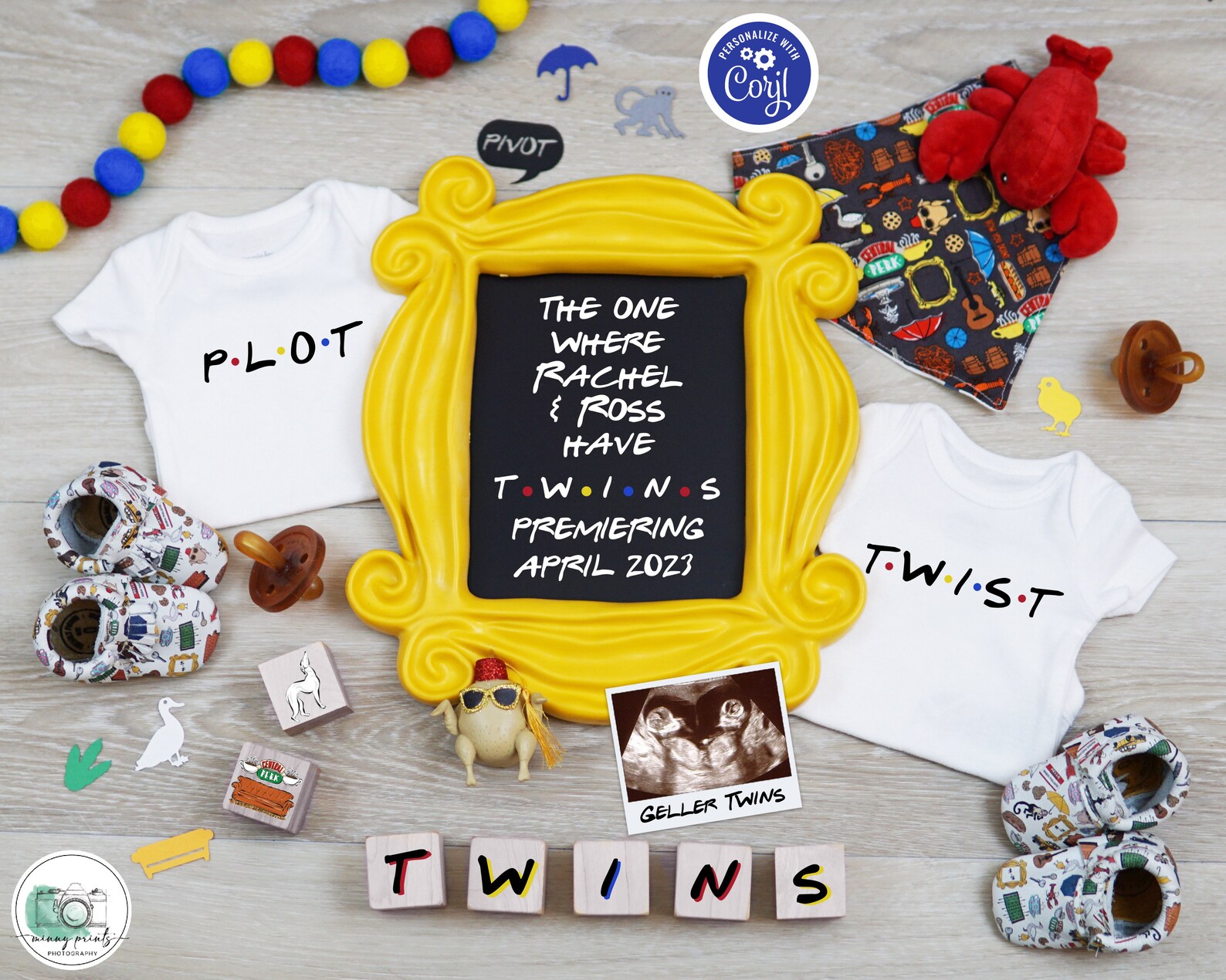 25 Best Twin Pregnancy Announcements Its A Chaotic Life