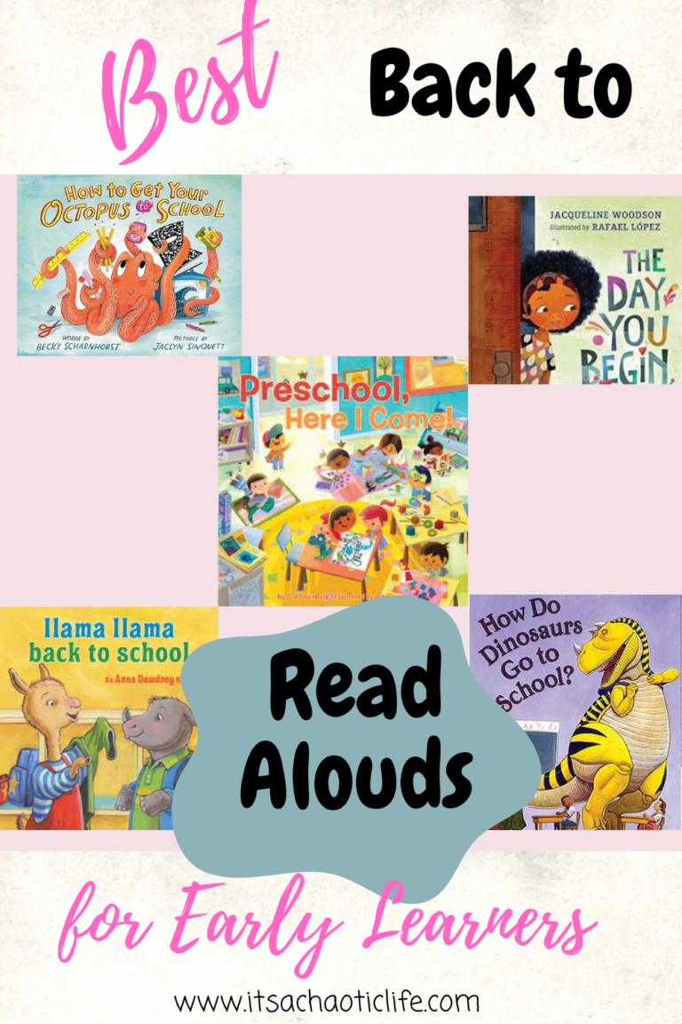 Best Picture Books For Back to School - It's a Chaotic Life