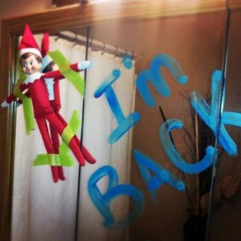 8 Super Easy DIY Elf On The Shelf Arrival Ideas - It's a Chaotic Life