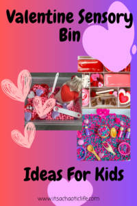 Valentine Day Sensory Bins - It's a Chaotic Life