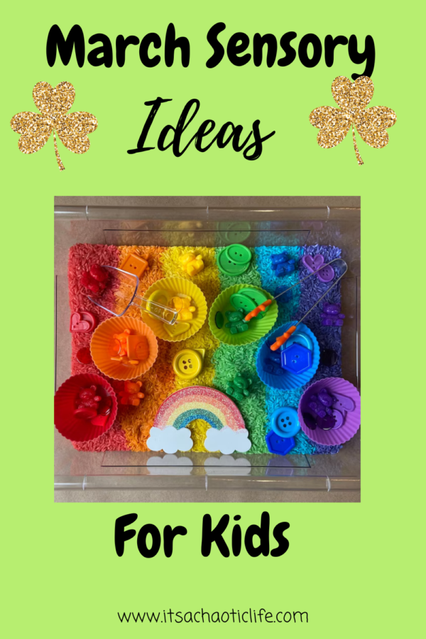 6 March Sensory Play Ideas - It's a Chaotic Life