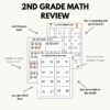 2nd Grade Math Summer Review - It's a Chaotic Life