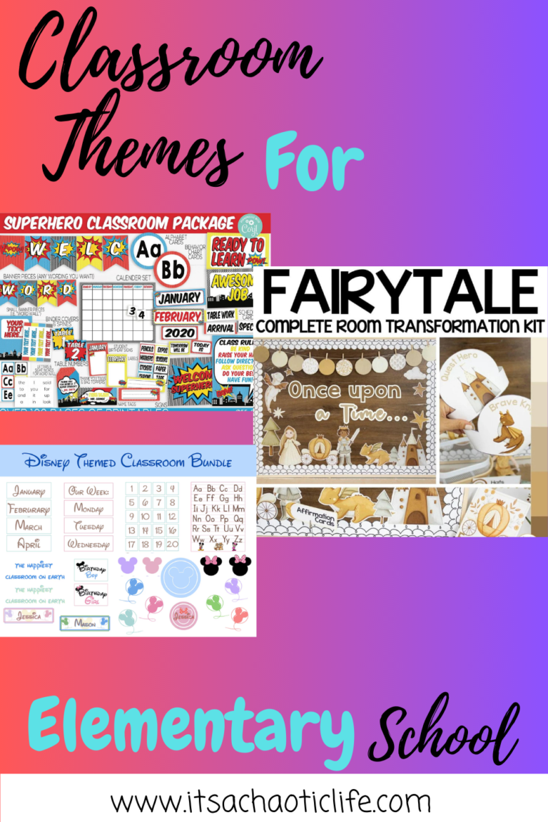 Creative Classroom Themes For Elementary School - It's a Chaotic Life