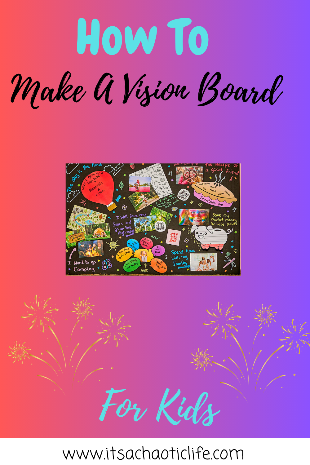 How To Make A Vision Board For Kids - It's a Chaotic Life